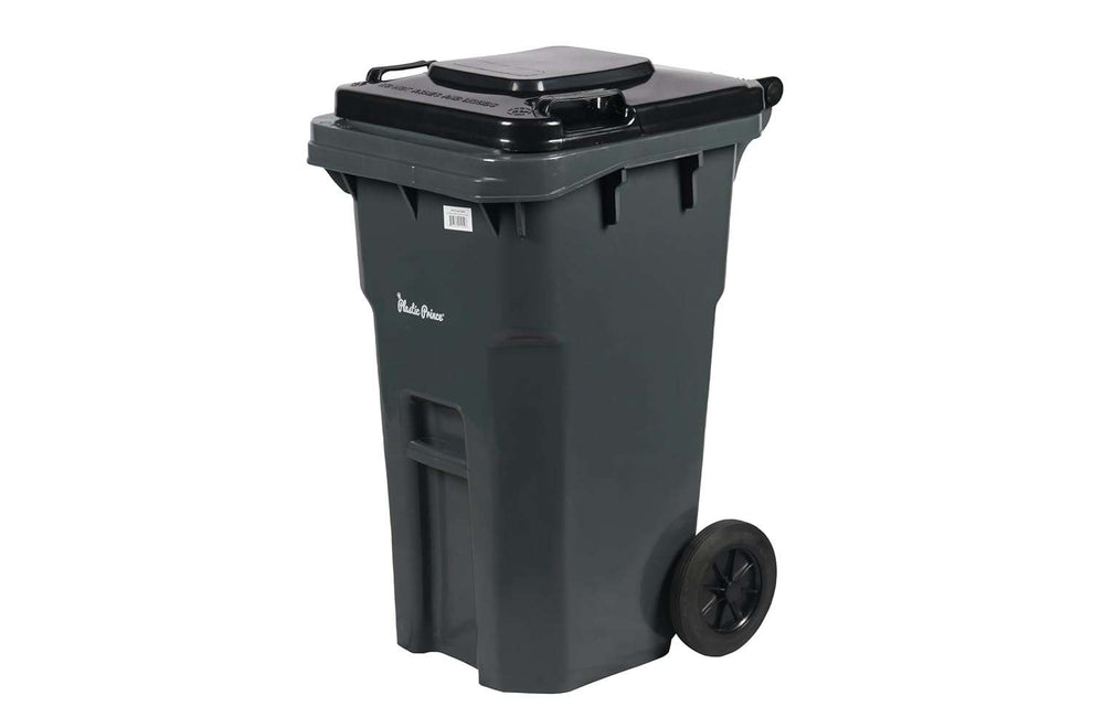 27-Gallon Gray Rollout Container – PlasticPrince